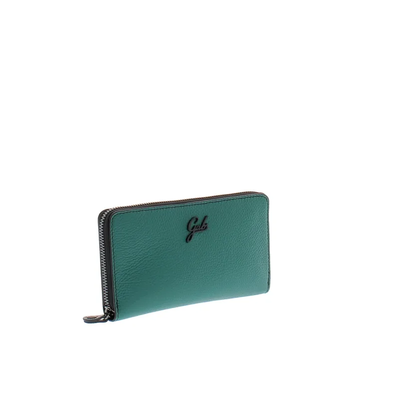 Gabs Women's wallet with zip closure green